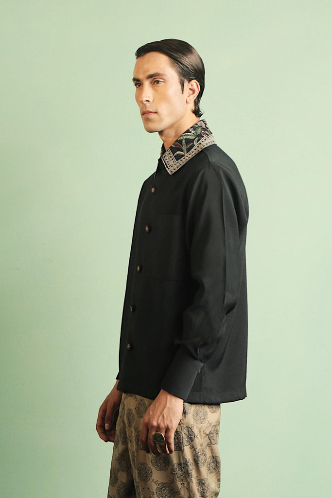 "Kyla" Embroidered Collar Shirt (Men) – AOMI