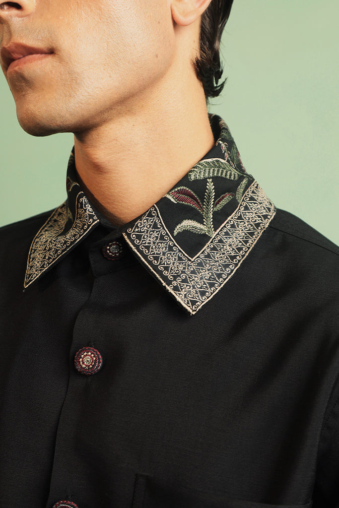 "Kyla" Embroidered Collar Shirt (Men) – AOMI