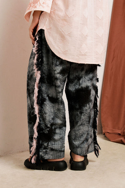 DYE AND FRINGE 'SHALWAR-TROUSER' – AOMI